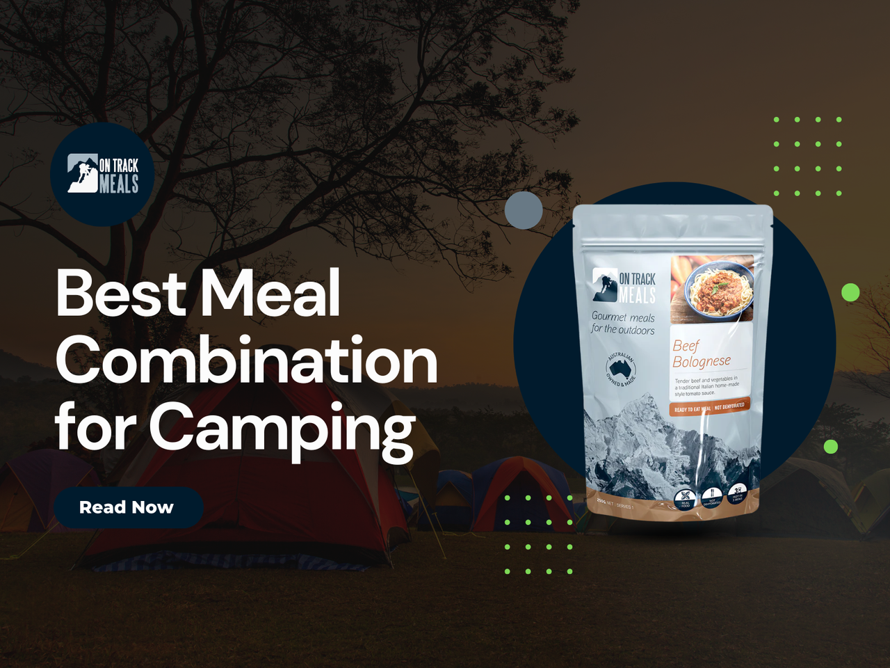 Best Meal Combos for Camping | Easy & Tasty Camp Meals – On Track Meals