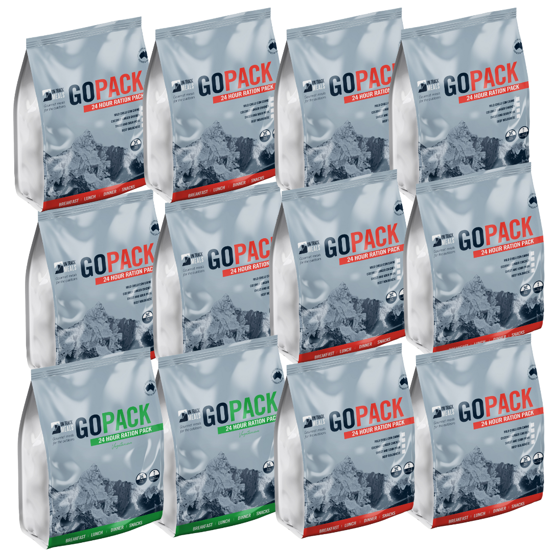 Ration Pack 12 Pack for Adventure, Survival & Emergency Use – On Track ...