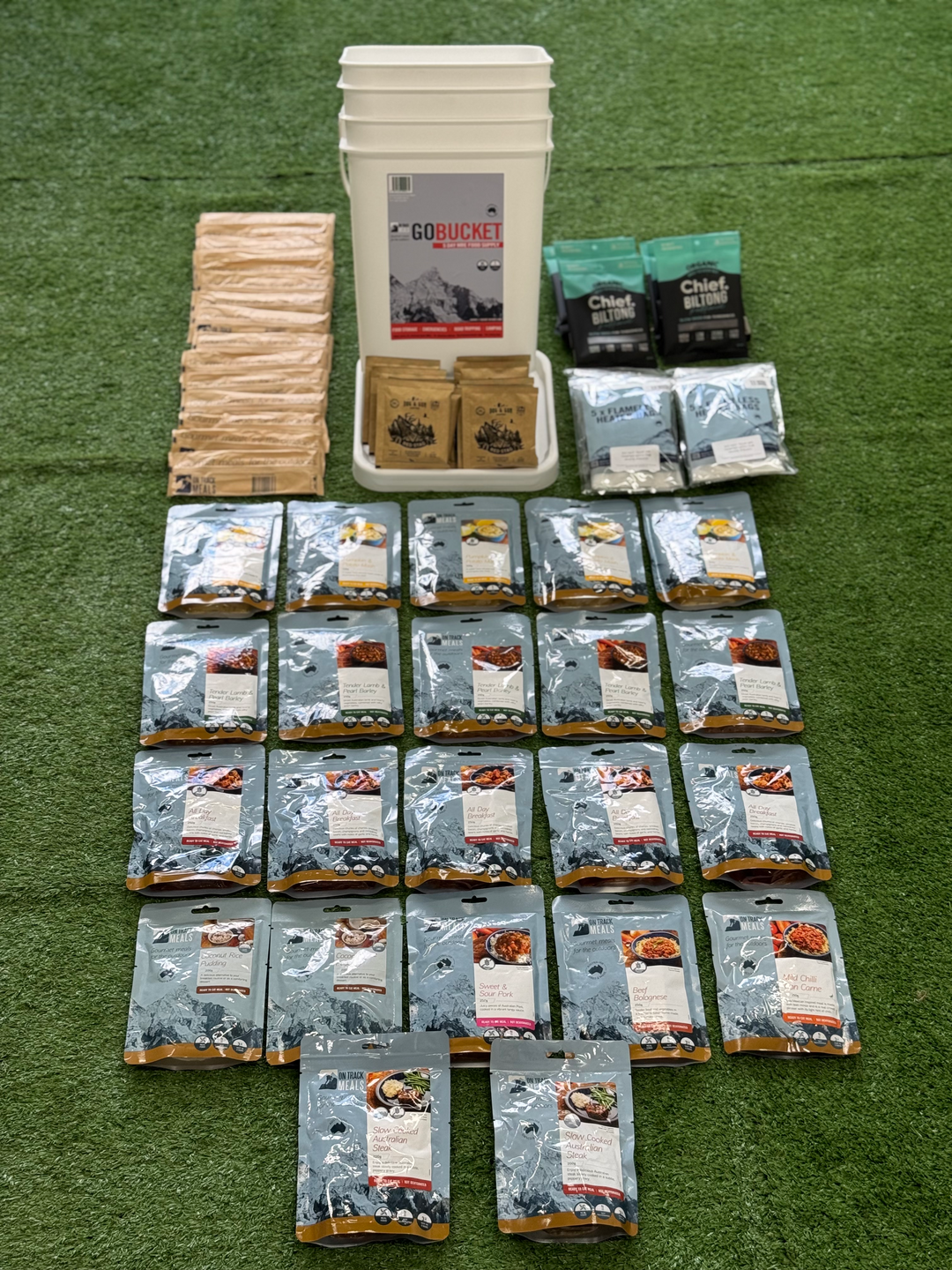 Ready-Made 5-Day GoBucket | Emergency Food Supply – On Track Meals