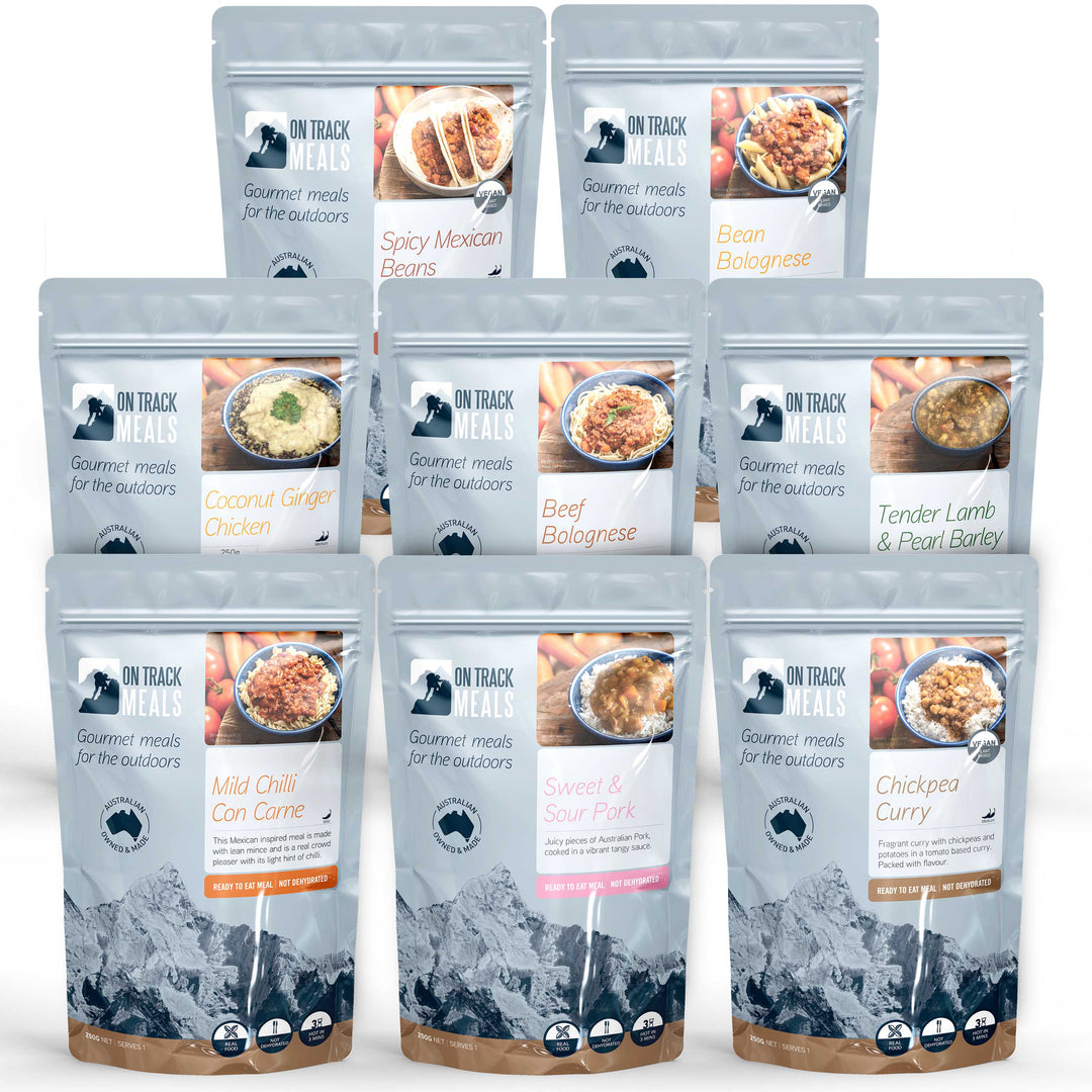 Core Meal Pack – Ready-to-Eat Meals for Adventurers – On Track Meals