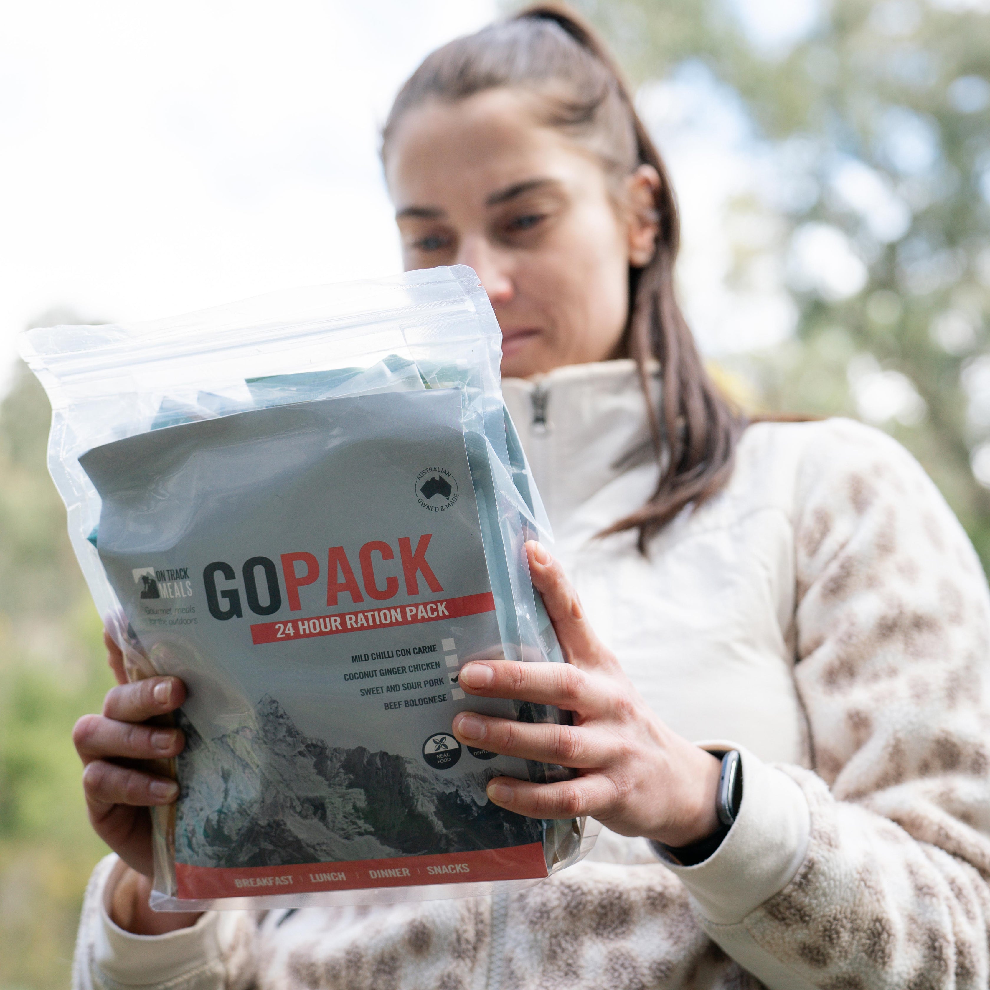 24 hr Ration Pack (Pack of 4) for Adventure & Emergency – On Track Meals