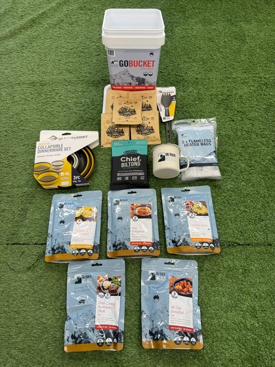 Essentials GoBucket - Camping Meal Kit | Ontrack Meal – On Track Meals