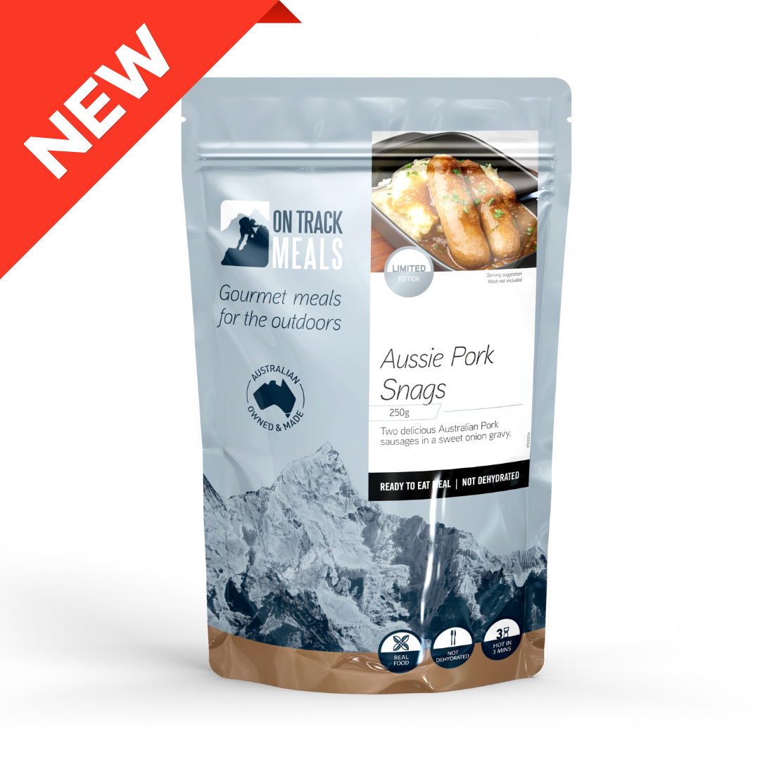 Aussie Pork Sausage Ready to eat Meals MRE | OnTrack Meal – On Track Meals