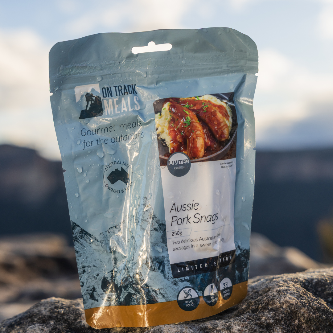 Aussie Pork Sausage Ready to eat Meals MRE | OnTrack Meal – On Track Meals