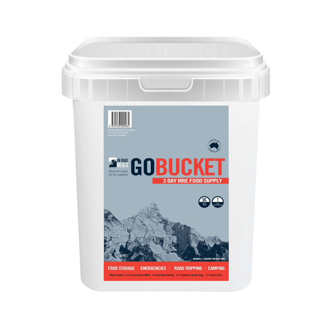 3-Day GoBucket Meals | 72-Hour Emergency Food Kit – On Track Meals